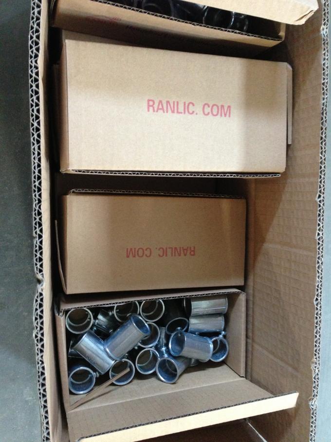 Raintight EMT Compression Coupling 3/4" 4" Green Cap Insulated Ring