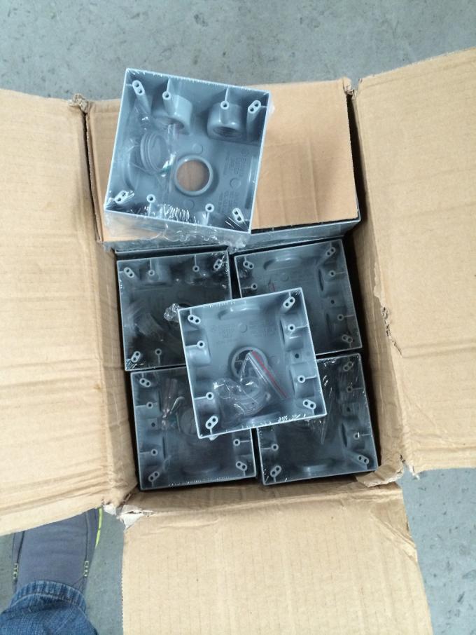 Deep Steel Round Junction Box Cover 1/2" 1/4" 3/4" Galvanized Finish