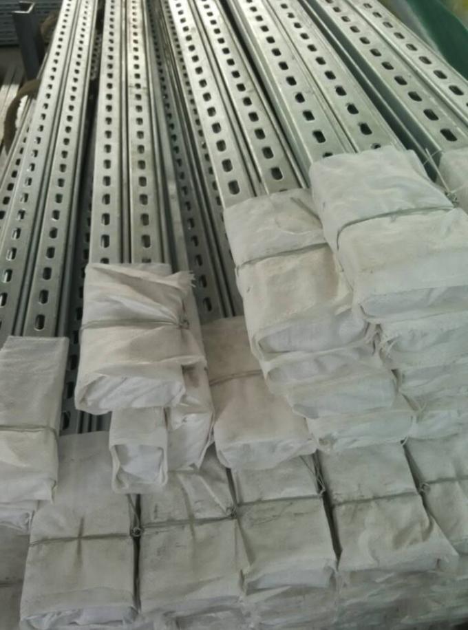 Steel 41x21mm 41x41mm Slotted Strut C Channel None Slotted