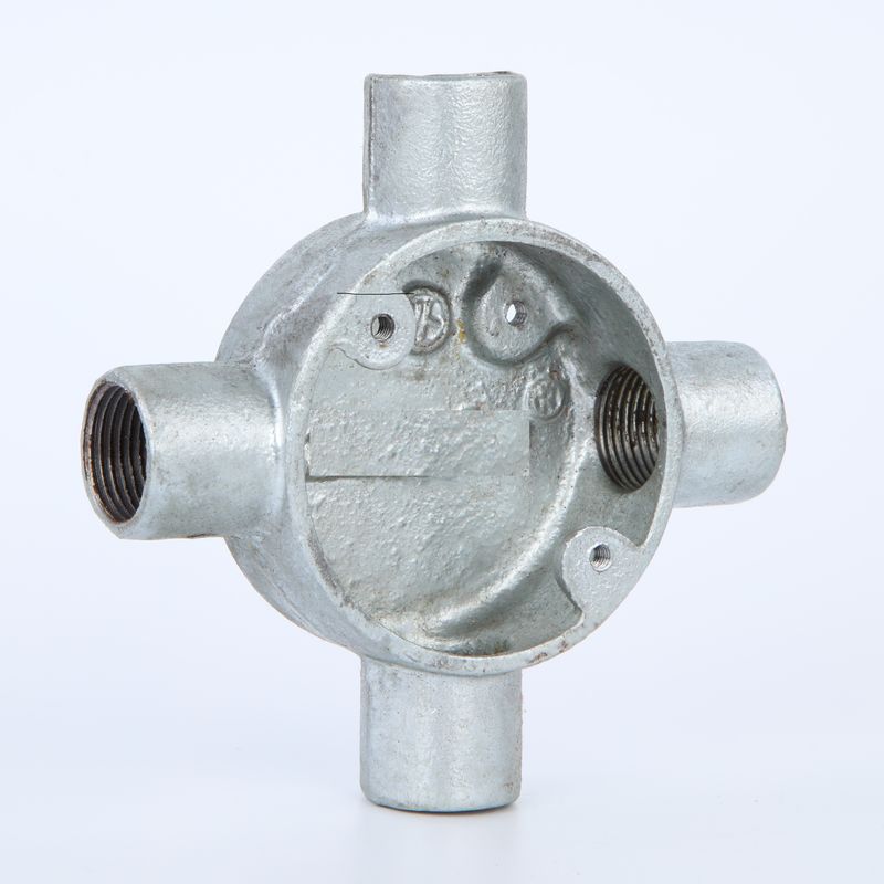 Hot Dip Galvanized Electrical Junction Box One Way To Four Way , Size ...