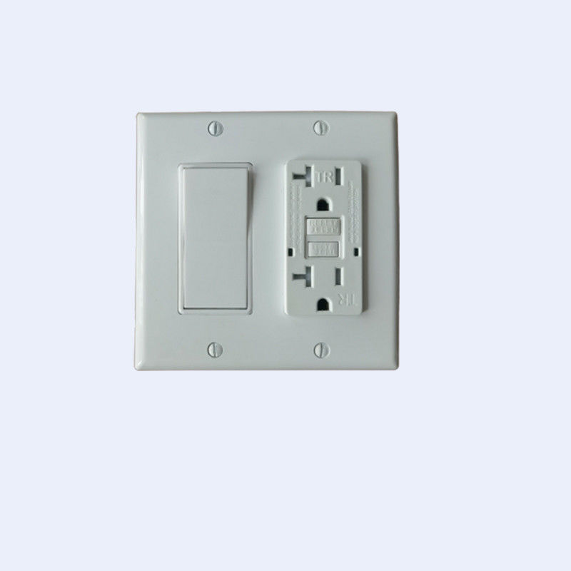 Plaster Ring RUFFIN 2 Gang Wall Switch Assembly White Color 12 AWG ...