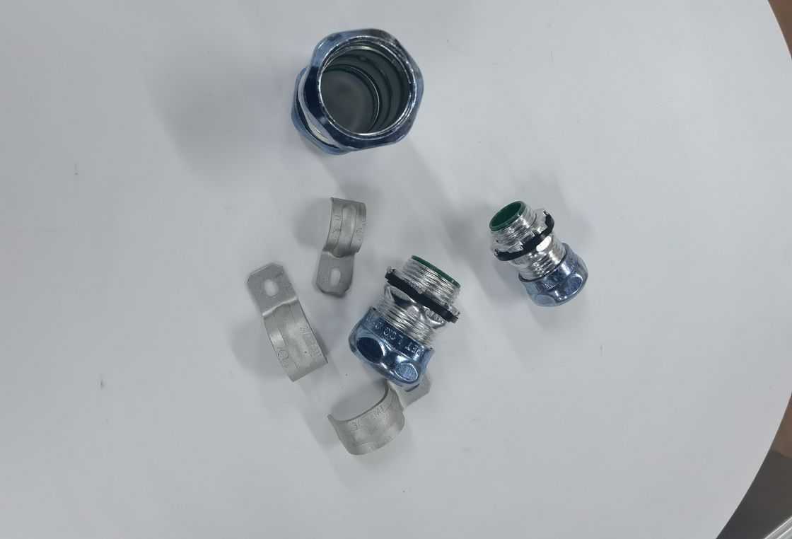 Blue Cap EMT Conduit Fittings Steel Zinc Plated 1/2" To 4" With Liquid ...
