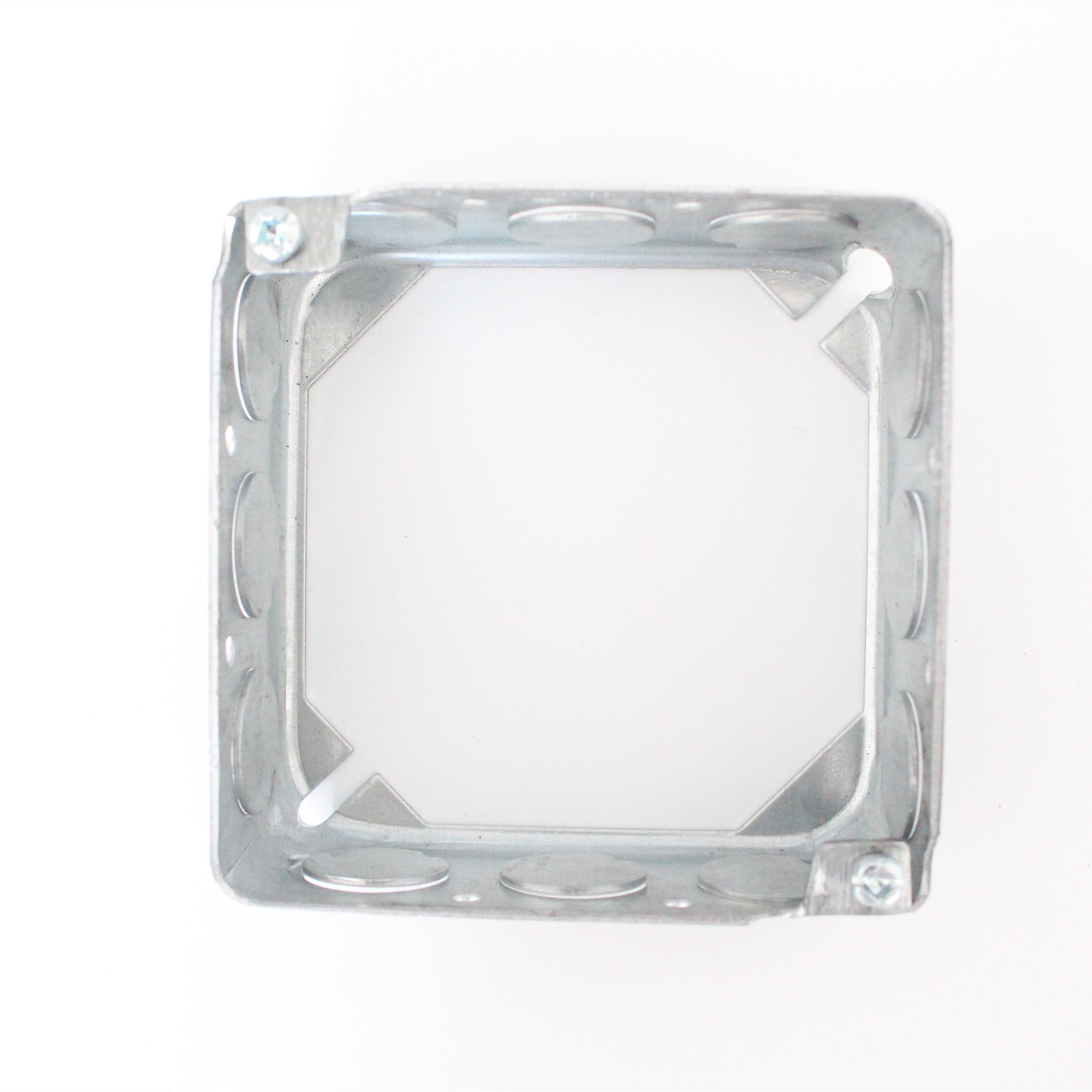 Prefab Steel Conduit Box 1.60mm Fix With Screws 1-1/2" Depth Knockouts