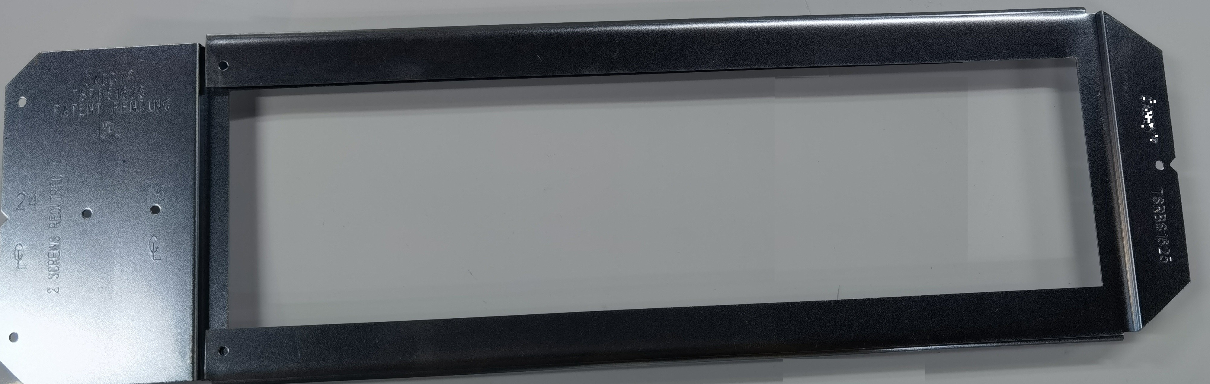 Thickness 0.80mm Electrical Box Support Bracket Zinc Plated Two Pieces