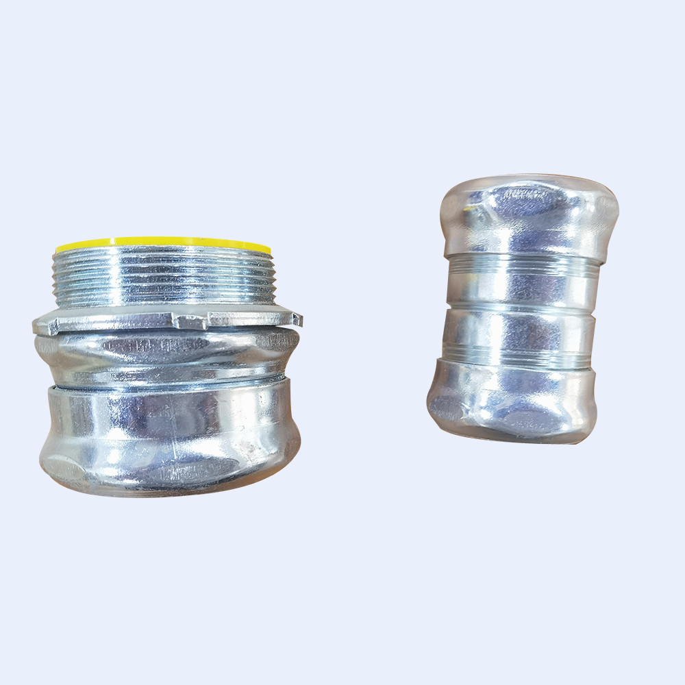 3 4" Emt Compression Connector Ul Listed Electro Galvanized With Steel ...