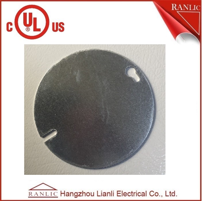 Steel Round Electrical Outlet Covers , 0.80mm to 1.60mm Thickness