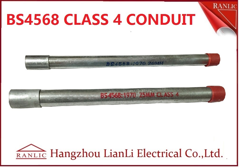 Electrical BS4568 Gi Conduit Pipe 4 With Maximum Size Up to 150mm